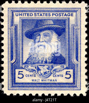 A historical image of Walt Whitman, an iconic American poet, known for ...
