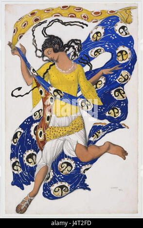 The costume designed by Léon Bakst for Anna Pavlova’s Hindu Ballet ...