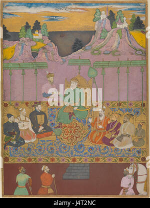 India: Mughal Royal Lineage - House of Timur, A prince holding a fly ...