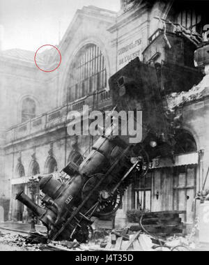 The 1895 train wreck at Montparnasse in Paris occurred when a ...