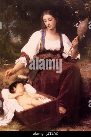 This 19th-century painting by William Adolphe Bouguereau, created ...