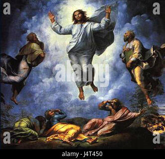 'The Transfiguration' is a religious painting depicting the biblical ...