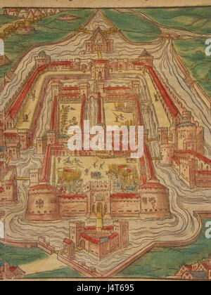 The castle of Milano 1600 Stock Photo - Alamy