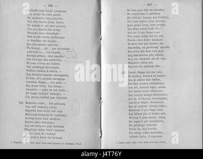 This is a page from the 'Verkaro de Devjatnin', a literary work in ...