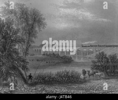 The Avon viaduct on the London and Birmingham railway Stock Photo - Alamy