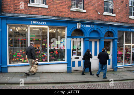 J Birkett shop in Lincoln Stock Photo - Alamy