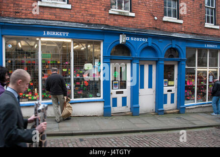 J Birkett shop in Lincoln Stock Photo - Alamy
