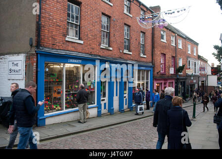 J Birkett shop in Lincoln Stock Photo - Alamy