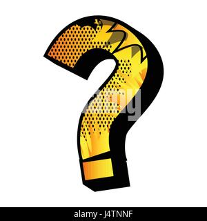 Question mark filled with comic book explosion, background Stock Vector ...