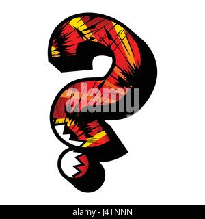 Question mark filled with comic book explosion, background Stock Vector ...