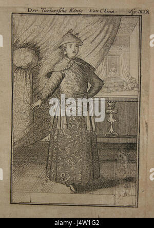This 1685 artwork depicts a view of China during the late Ming or early ...