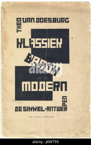 Theo van Doesburg Klassiek-Barok-Modern Stock Photo - Alamy