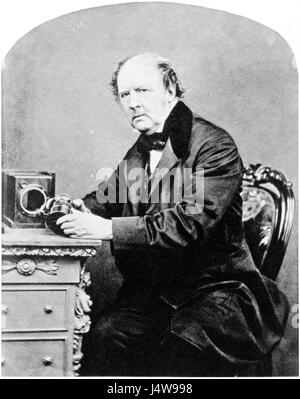A portrait of William Henry Fox Talbot, a pioneering figure in ...