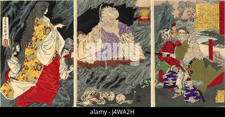 Yoshitoshi The Ghost Stock Photo - Alamy