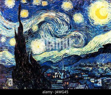 'Starry Night 2' is one of Vincent van Gogh’s most famous paintings ...