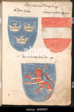 The Wernigeroder Wappenbuch is a German heraldic manuscript, featuring ...