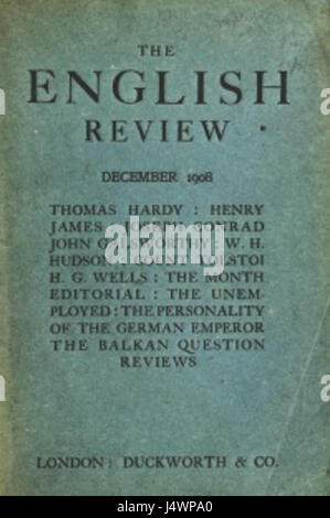 'The English Review' was a British literary journal, which featured ...
