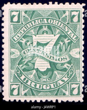 Uruguay 1894 7c Stock Photo - Alamy