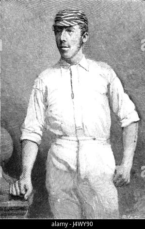William Gunn cricketer age 21 Stock Photo - Alamy