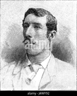 William Gunn cricketer age 33 Stock Photo - Alamy