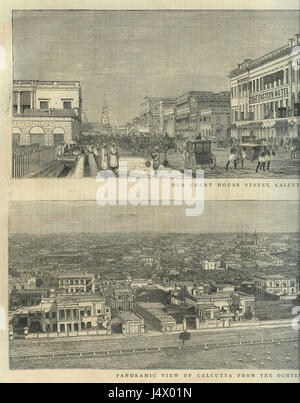 This wood engraving from 'The Graphic' depicts the HMS 'Leander ...