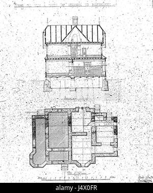 Villa Furubo ritning aug 1892b Stock Photo - Alamy