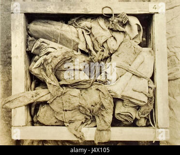 These photographs capture the excavation of the tomb of King ...