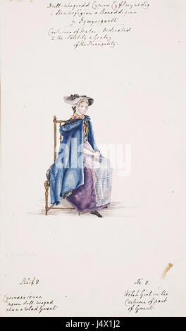 The Welsh costume represents traditional attire from Wales ...