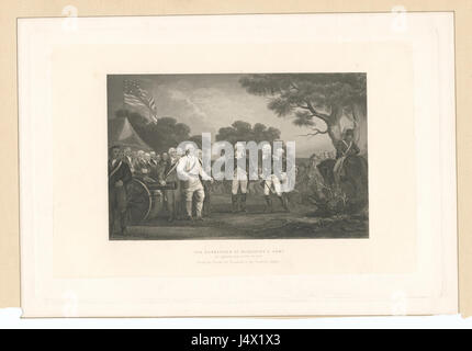 General Burgoyne's surrender at Saratoga, during the American ...