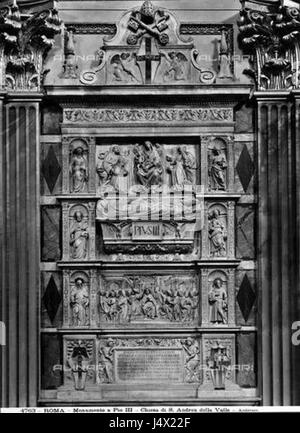 The Wall Tomb of Pope Pius III, located in Italy, commemorates the life ...
