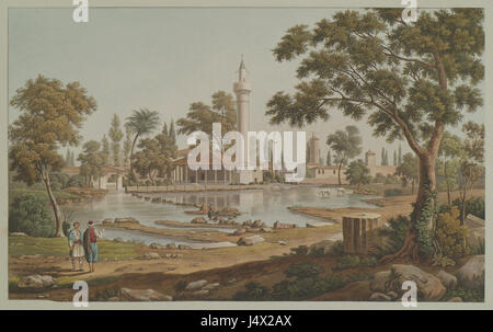 The Hyperian fountain at Pherae - Dodwell Edward - 1819 Stock Photo - Alamy