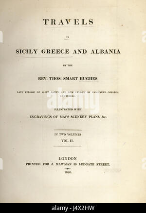 Title page Hughes Thomas Smart 1820 Stock Photo - Alamy