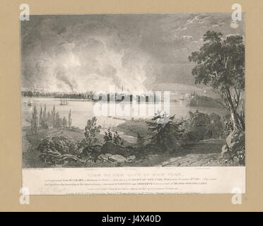 New York City Fire, 1835 Stock Photo - Alamy
