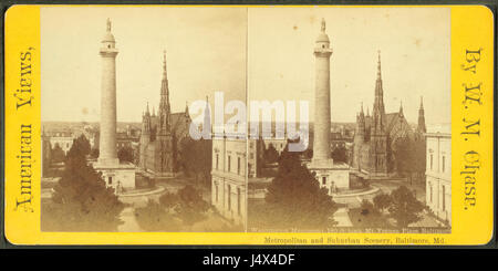 The Washington Monument in Baltimore, standing at 180 feet high, is a ...