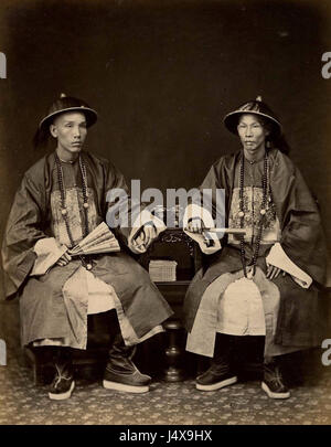 This photograph from the late Qing Dynasty in China depicts a ...
