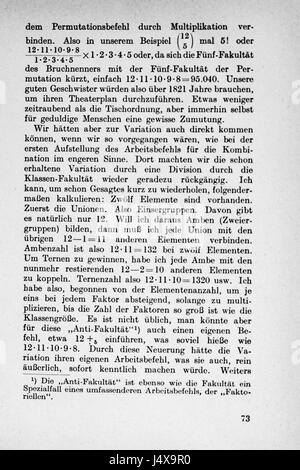 'Vom Einmaleins zum Integral' translates to 'From Multiplication Tables ...