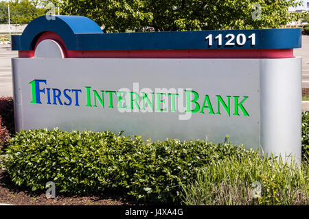 Fishers - Circa May 2017: First Internet Bank Headquarters. First ...