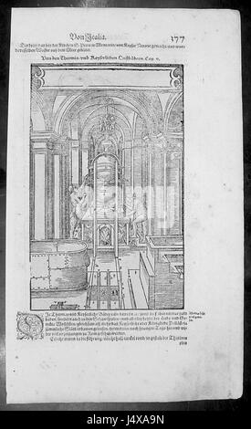 'Ancient Ruins Used as Public Baths'. France, 1798. Dimensions: 133x194 ...