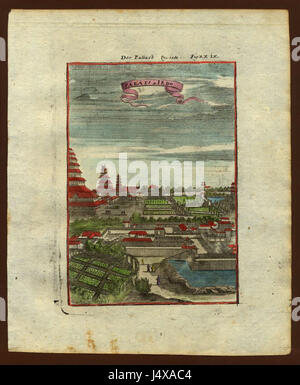 This engraving from the Tokugawa Shogunate period, dated 1611 and 1617 ...