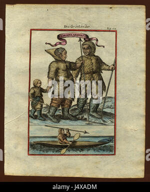 View of Greenlanders, 1719 Stock Photo - Alamy