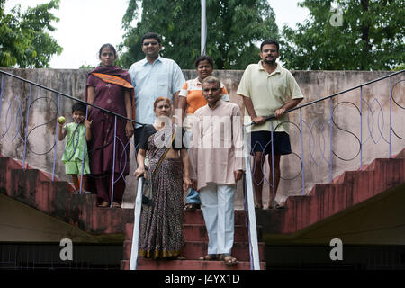 Famous social worker Baba Amte ; founder of Anandvan ; Maharashtra ...