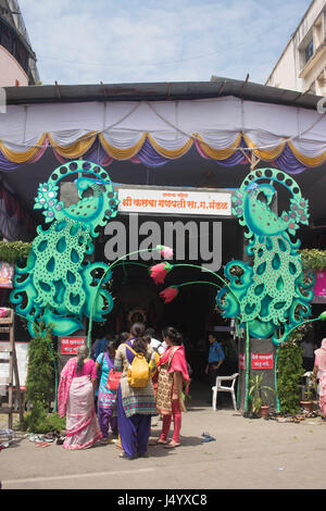 Entrance of kasba peth ganpati, pune, maharashtra, india, asia Stock ...