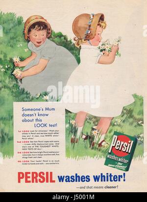 PERSIL ADVERT 1950s Stock Photo: 89319367 - Alamy