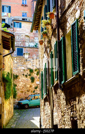 Small streets in Montepulciano Tuscany, Italy Stock Photo - Alamy