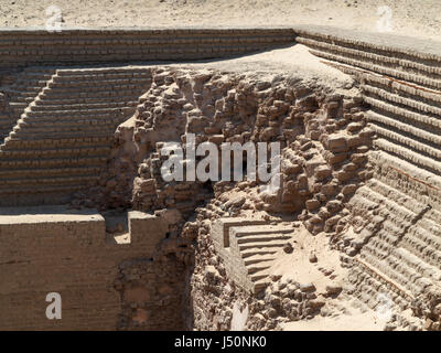 The tomb of King Djer of the 1st Dynasty. 3000BC Abydos, Middle Egypt ...