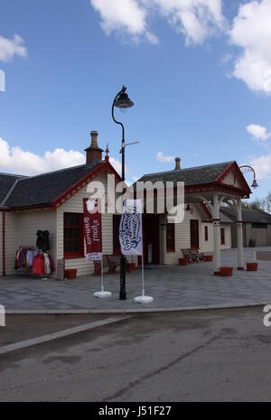 Exterior of the Old Royal Station Ballater Aberdeenshire Scotland May ...