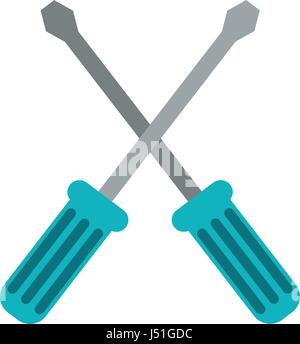 crossed screwdrivers icon image Stock Vector Image & Art - Alamy