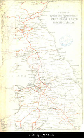 Caledonian Railway. Tours in Scotland. [With maps.] Stock Photo - Alamy