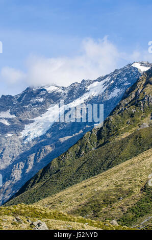 Walkway to aoraki, mount cook, new zealand Stock Photo - Alamy
