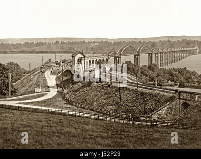The Severn Railway Bridge at Sharpness, Gloucestershire before it was ...